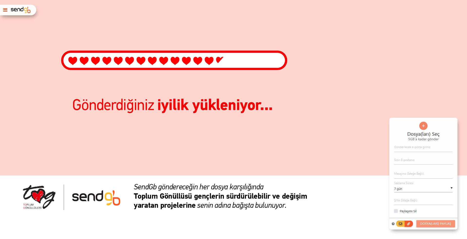 File Transfer: SendGB - Fast, free file transfer